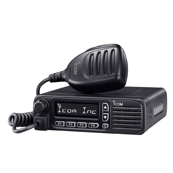 Icom F5130D Mobile Radio - 50W, 128C, Display, Analog/NXDN, VHF(136-174MHz)